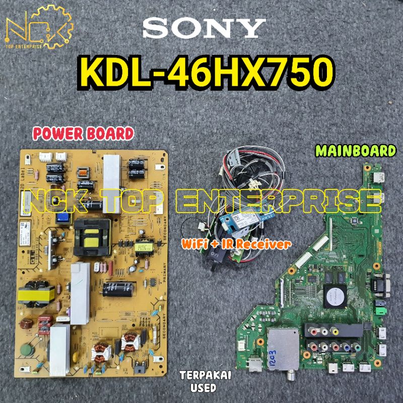 SONY KDL-46HX750 POWER BOARD / MAINBOARD / WiFi + IR APS-315 1-885-388 ...