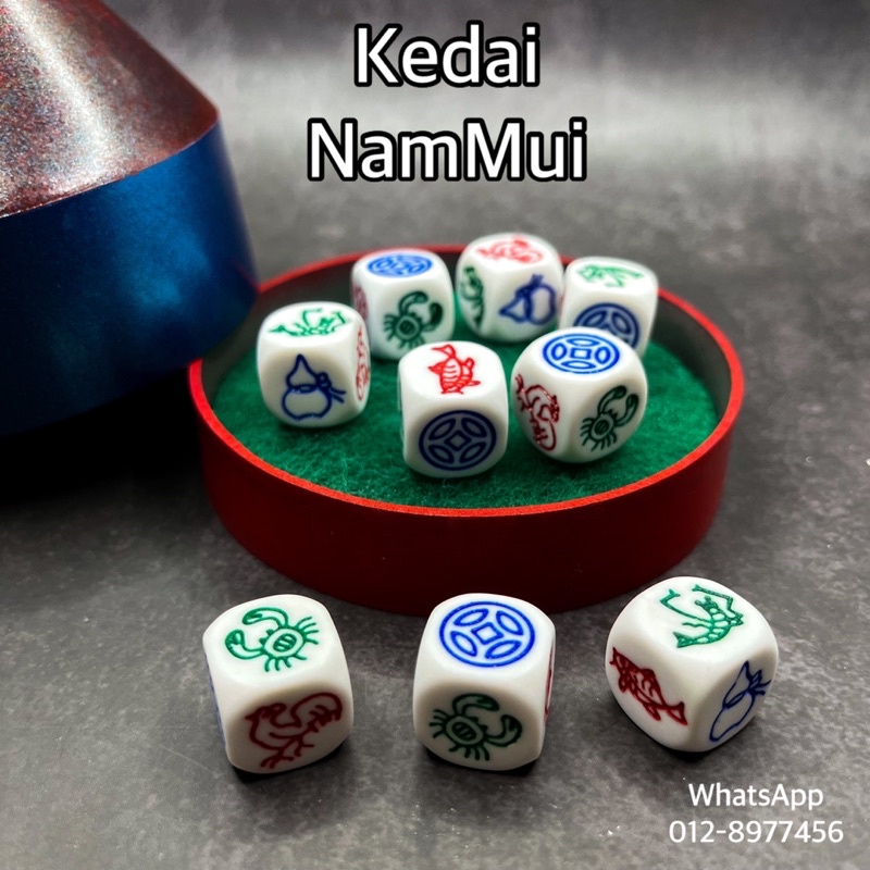 Fish Prawn Crab Dice Game 15mm(Ready Stock ) | Shopee Malaysia