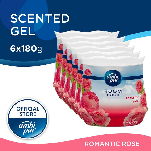 [Bundle of 3] Ambi Pur Room Fresh Air Refreshing Gel - Romantic Rose (180g x 2 | Shopee Malaysia