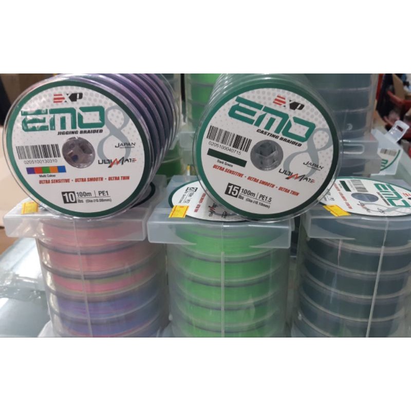 EXP EMO 8X / EMO 12X JIGGING BRAIDED LINE | Shopee Malaysia
