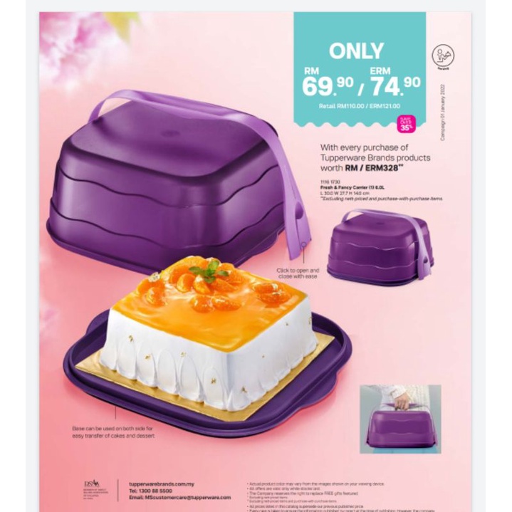 BEKAS KEK TUPPERWARE (1) | Shopee Malaysia