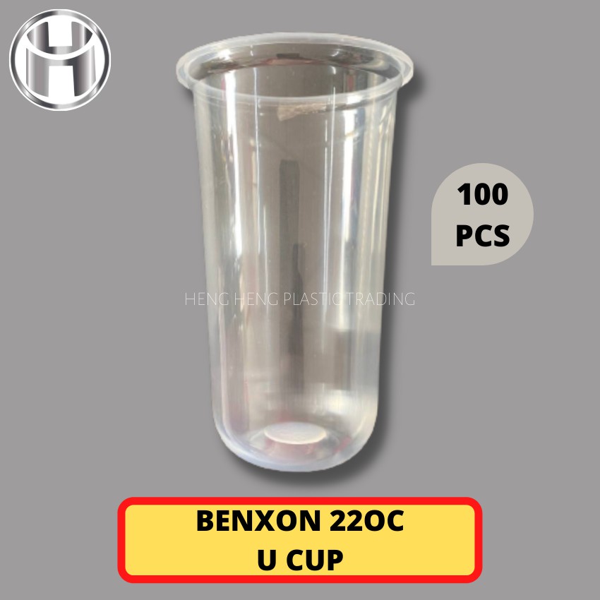BENXON 16OZ 22OZ U CUP - CUP BULAT / TRANSPARENT CUP / BEKAS MINUMAN ...