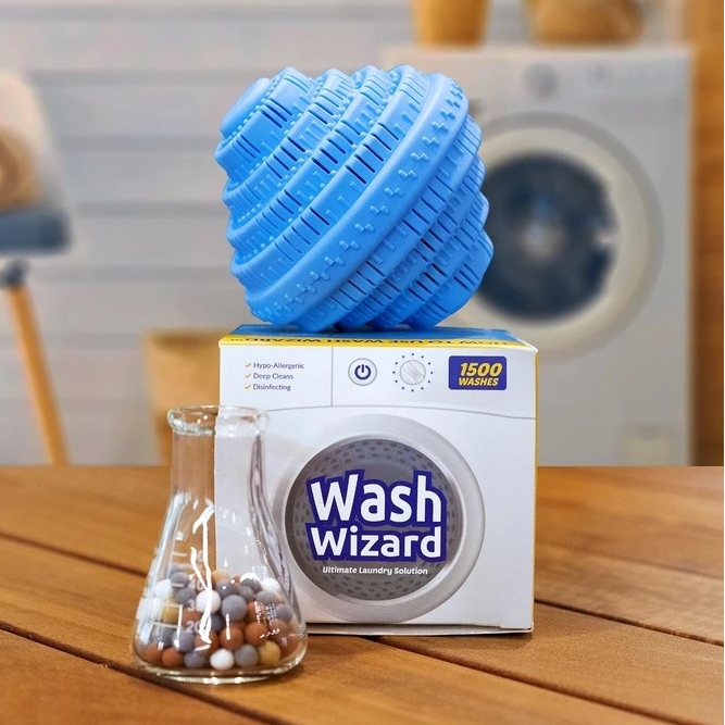 Laundry Ball Wash Wizard Anti-Winding Fresh Technology Eco-friendly ...