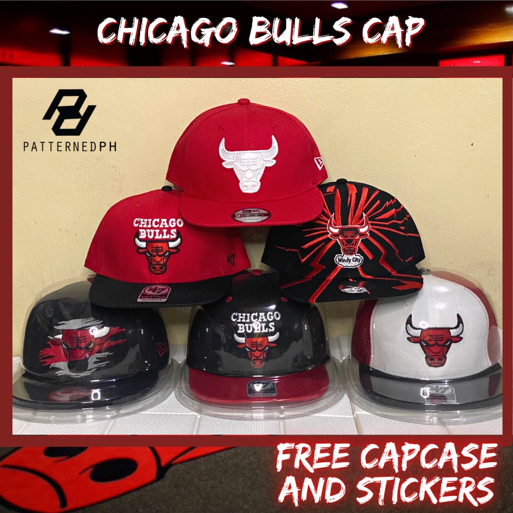 CHICAGO BULLZ NewEra 9FIFTY 47 Snapback Cap (FREE CAPCASE & STICKERS ...