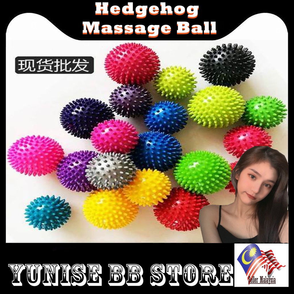 🔥2.5cm Hedgehog Massage Ball Trigger Point Sport Fitness Hand Foot Pain ...