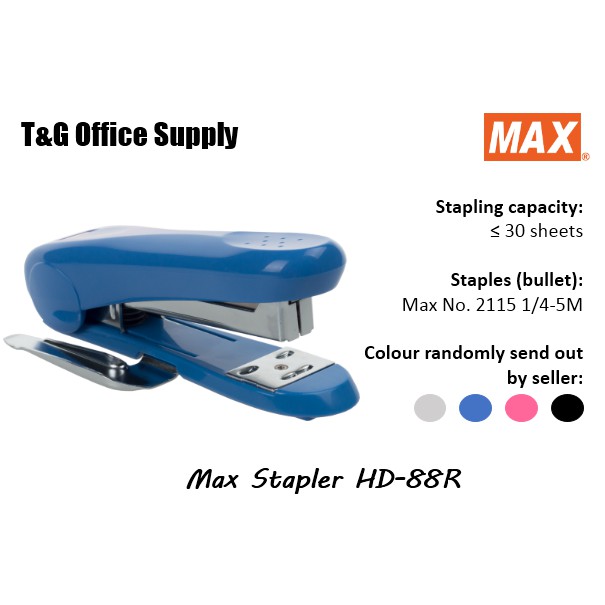 Max Stapler HD 88R (Stapling Capacity = 2 - 30 Sheets) | Shopee Malaysia