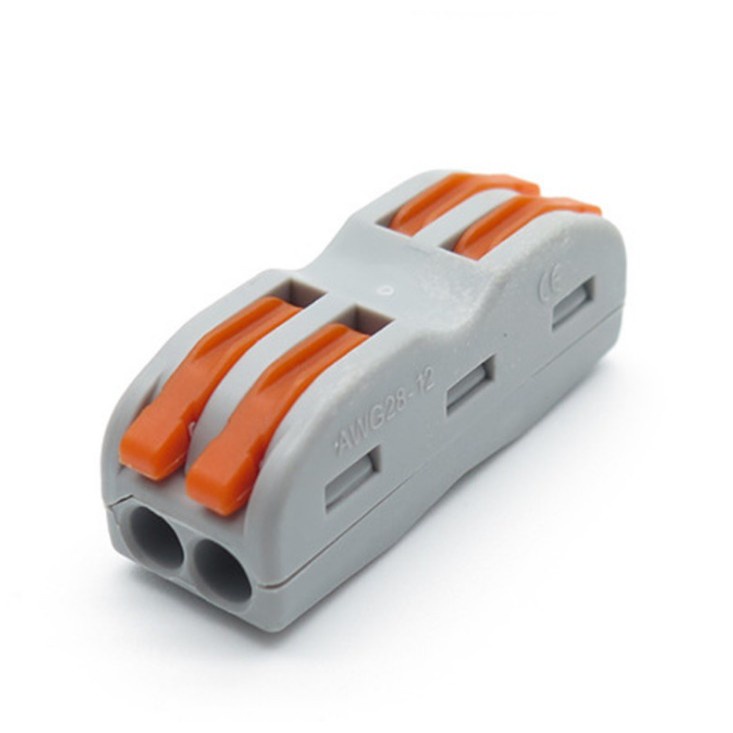 Super fast wire connector with 2 input ports and 2 output PTC 2-2, load ...