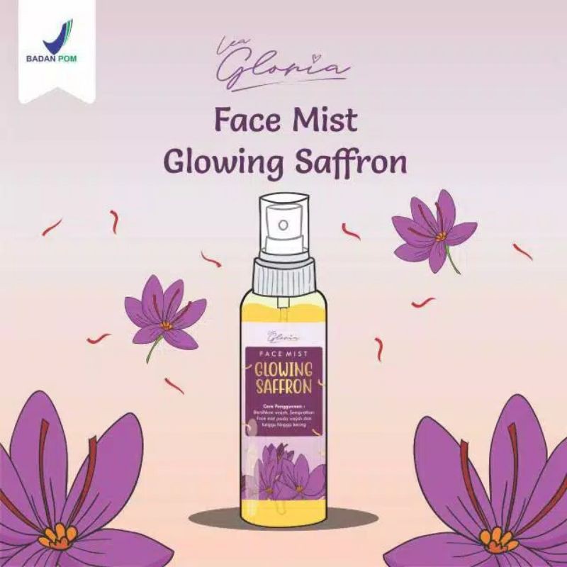 Saffron Glowing Facemist By Lea Gloria 100 ml / Saffron Face Mist Bylea ...