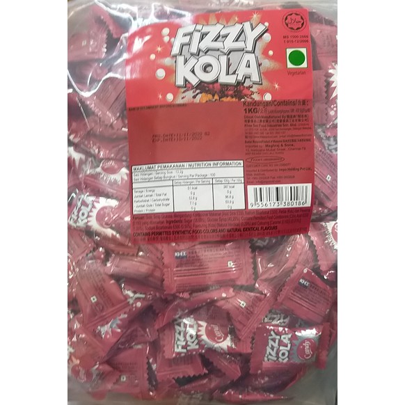 Fizzy Kola Cola Candy 1kg | Shopee Malaysia