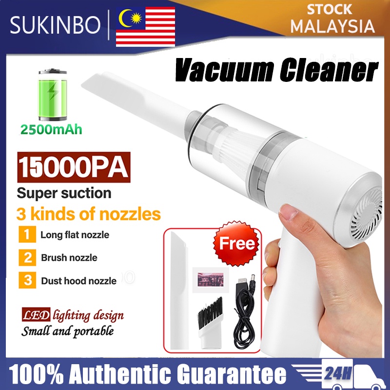 SUKINBO 15000Pa Car Wireless Vacuum Cleaner Cordless Vacuum Cleaner ...