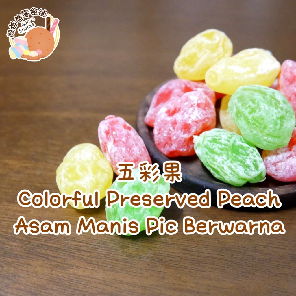 Colorful Preserved Peach 🍑 五彩果 🍑 Asam Manis Pic Berwarna | Shopee Malaysia