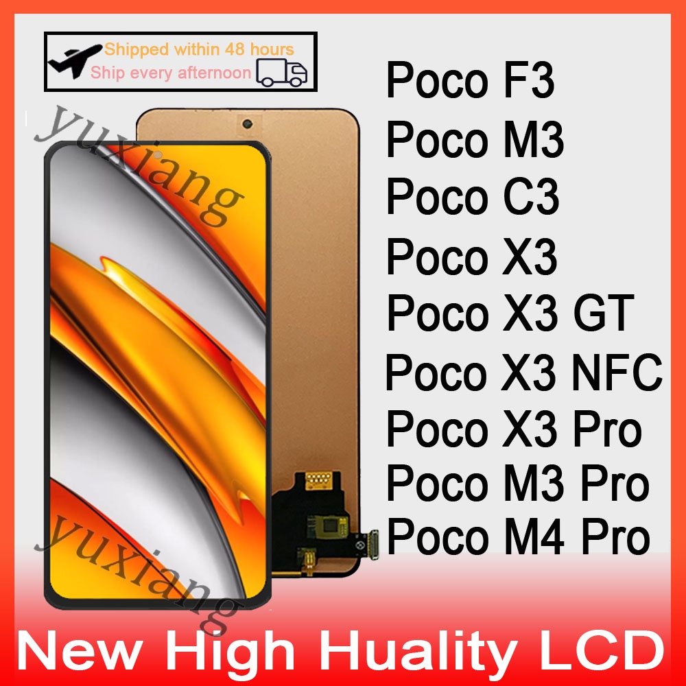OEM For Poco X3 Pro NFC F1 F3 X3 GT X4 GT C3 C40 M3 Pro M4 Pro M4 5G M5 ...