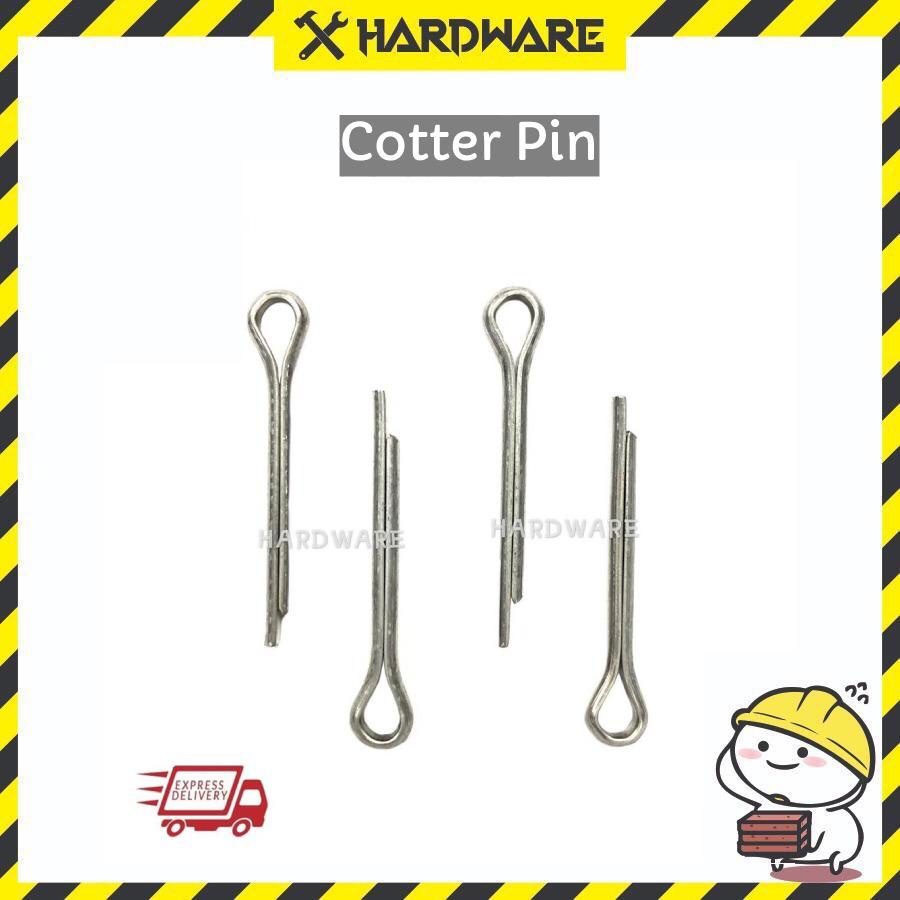 10pcs Mild steel zinc plated cotter pin/Cotter pin/Split pin | Shopee ...