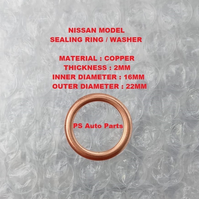Nissan Engine Oil Drain Plug Washer Nissan Seal Ring For Oil Drain Plug ...