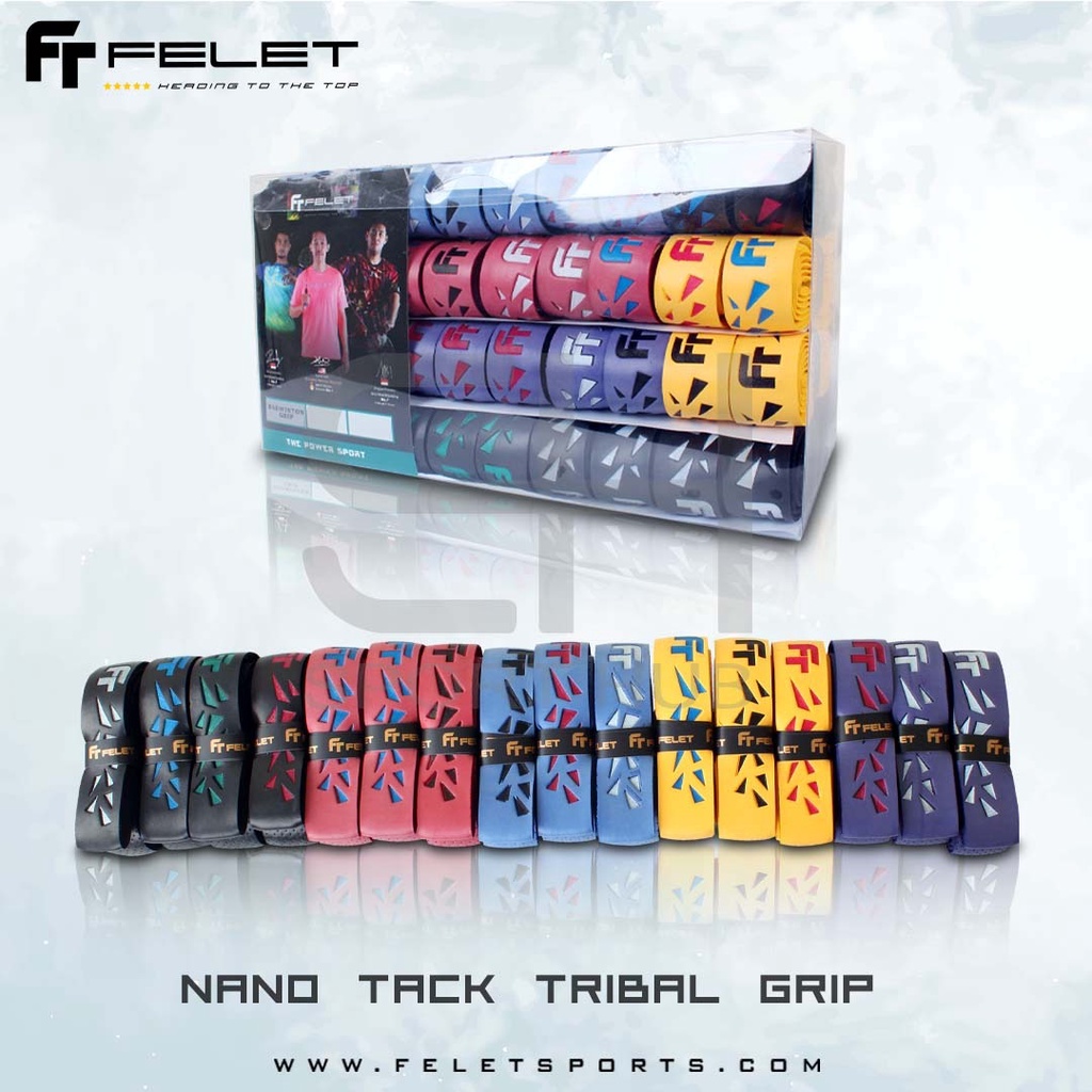 Felet Nano Tack Tribal Grip Badminton Grip Racket Hand Grip Pu Grip 100 ...