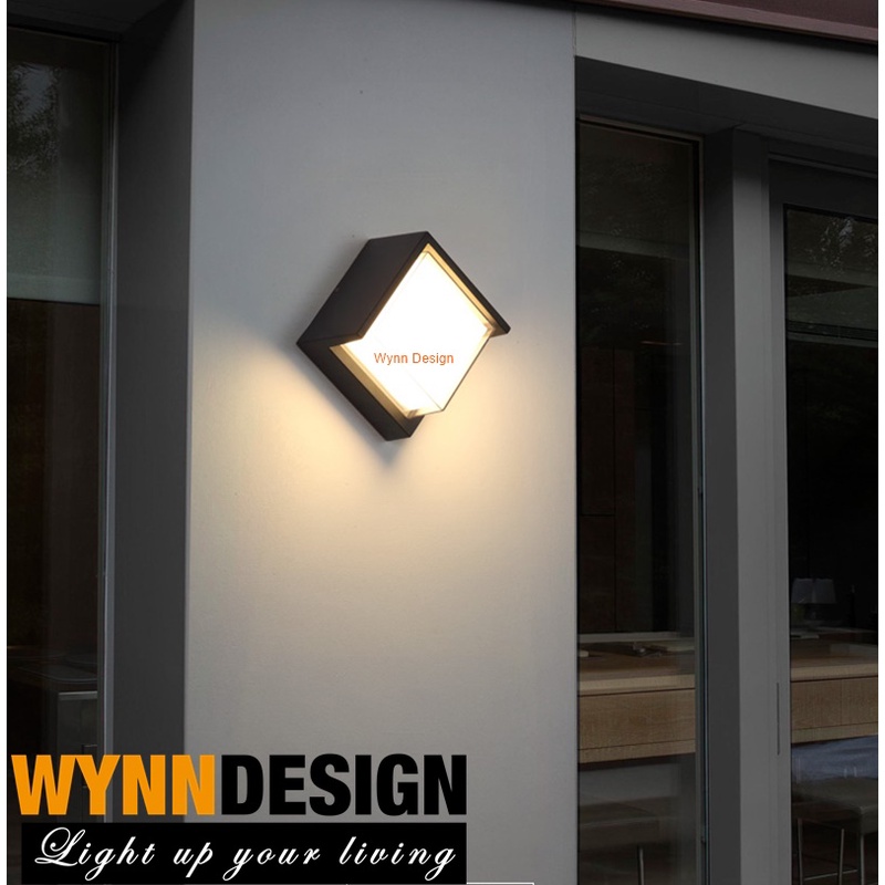 Wynn Design 10W LED Outdoor Wall Light Ceiling Light Weather Proof ...