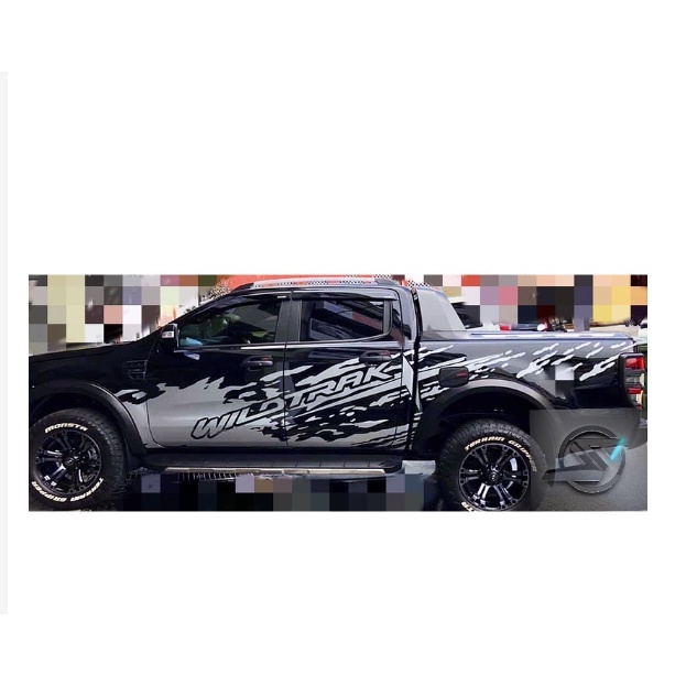 (Ready Stock)Wildtrak Ford Ranger Car Body Sticker | Shopee Malaysia