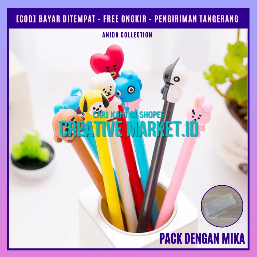 1 Dozen Pen bt21 & serie 8pcs - Pen bt21 bt21 Pen bt21 Dozen Pens ...