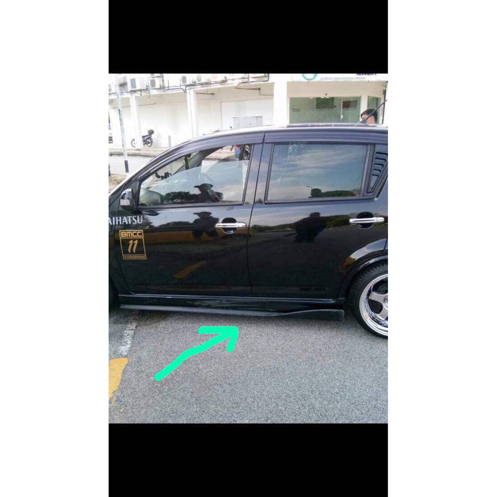 Perodua Myvi ( 2005 - 2010 ) Side skirt diffuser - PU | Shopee Malaysia
