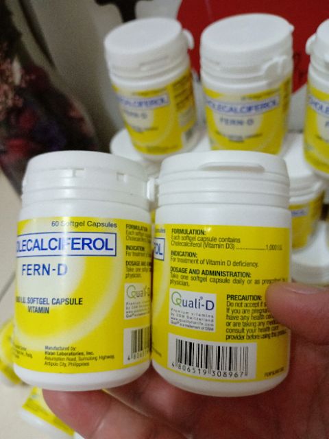 Fern D 60 Sofgel Capsule vitamin Buy1 Take 1 (exp:Oct2024) | Shopee ...