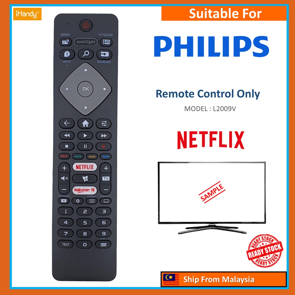 Philips Ihandy Suitable For Philips Netflix Flat Panel Smart LED TV ...