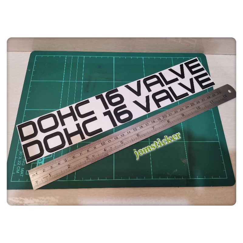 Sticker DOHC vtec,16 Valve(sticker cutting) | Shopee Malaysia