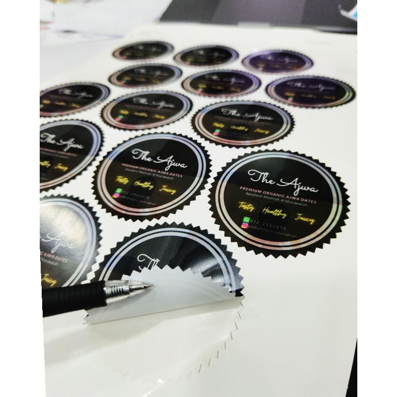 🔥PROMOSI STICKER PRODUK TERMURAH 🔥 Mirrorkote / Sticker Produk / Label ...