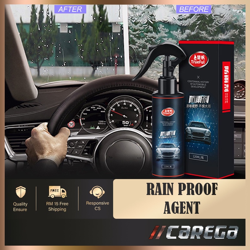 120ml TrueFul Rain Proof Agent Clear View Windscreen Rear Mirror Anti ...