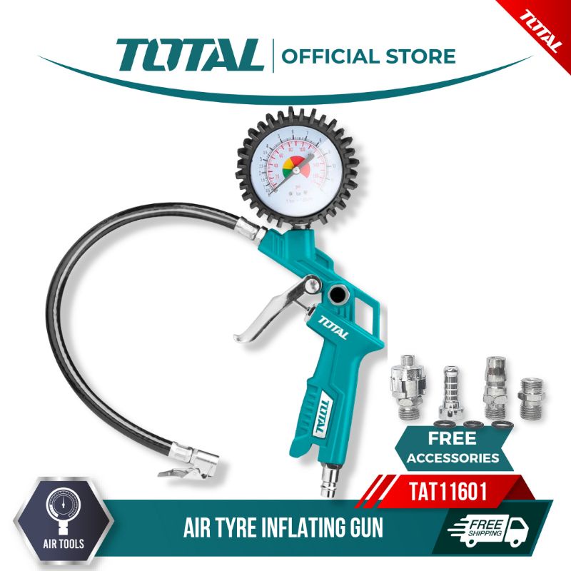 Total Air Tyre Inflating Gun (8.5 Bar) TAT11601 | Shopee Malaysia