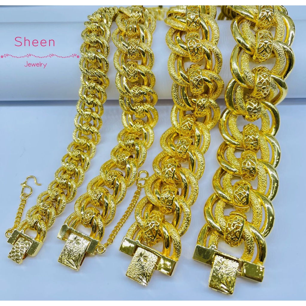 Gelang Coco Candy Lebar 3cm/2.5cm/2cm & 1.5cm #Cop #sheen jewelry ...