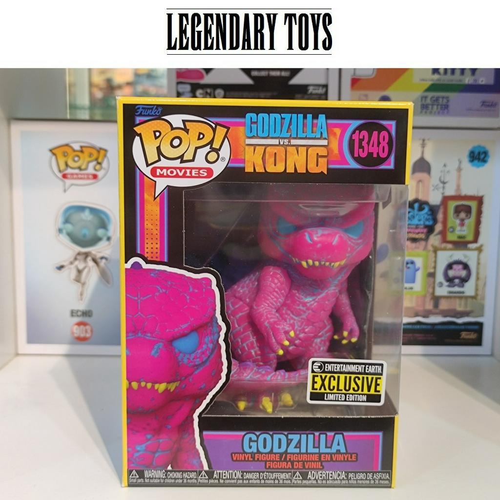 Funko Pop! Movies #1348 Godzilla vs. Kong Godzilla Blacklight ...