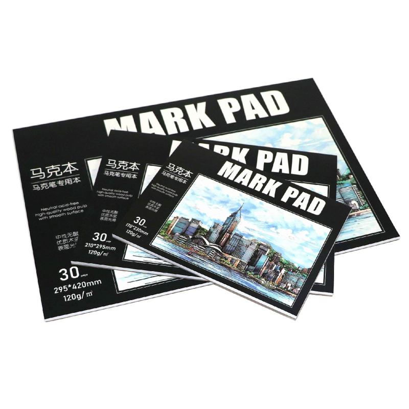 A5 / B5 / A4 Mark Pad 120 GSM Painting Mark Book Sketchbook Stationery ...