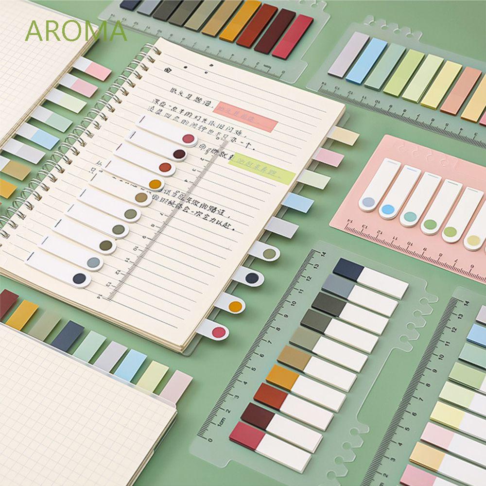AROMA N Times Memo Pad Self Adhesive Flags Tabs Colorful Sticky Notes ...