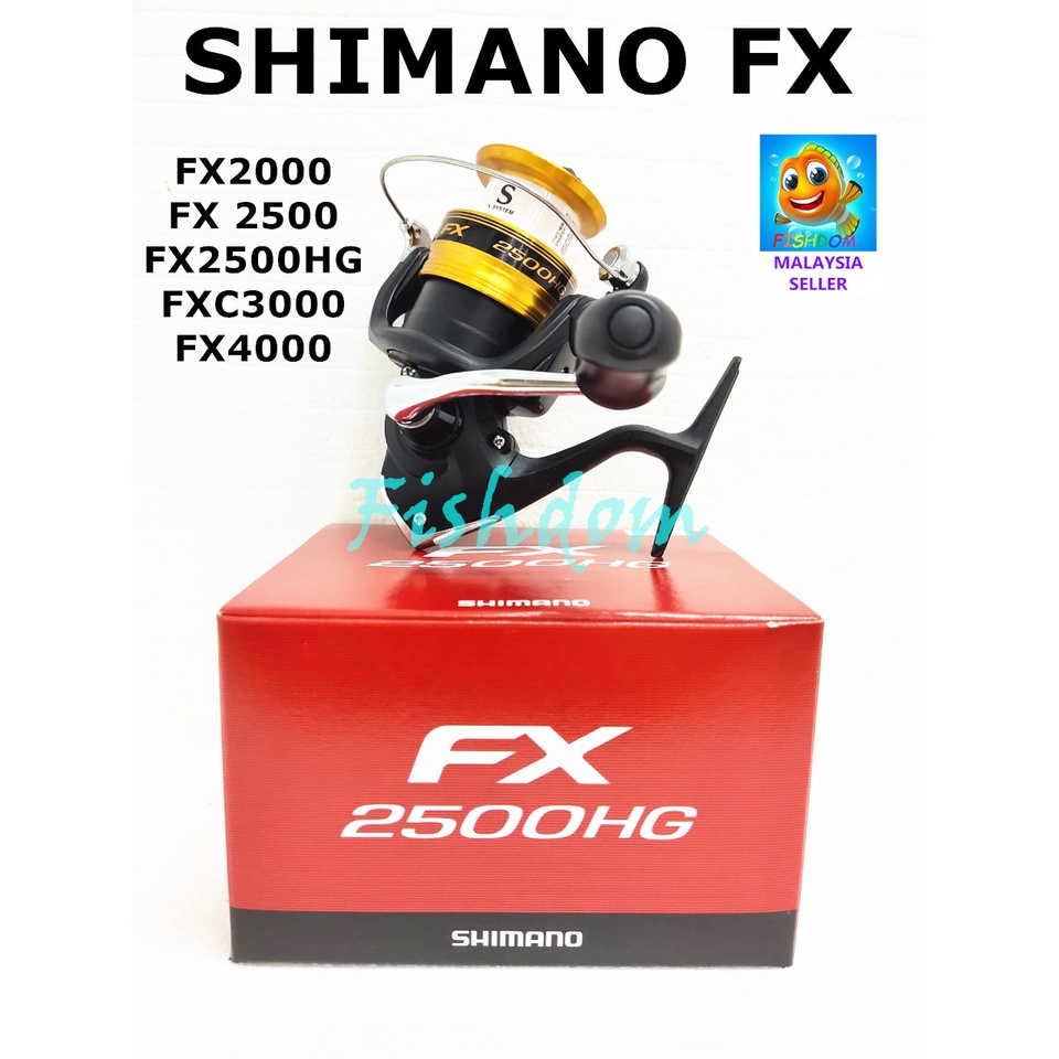 SHIMANO FX NEW MODEL 2019 FX2000 / FX 2500 / FX2500HG / FXC3000 ...