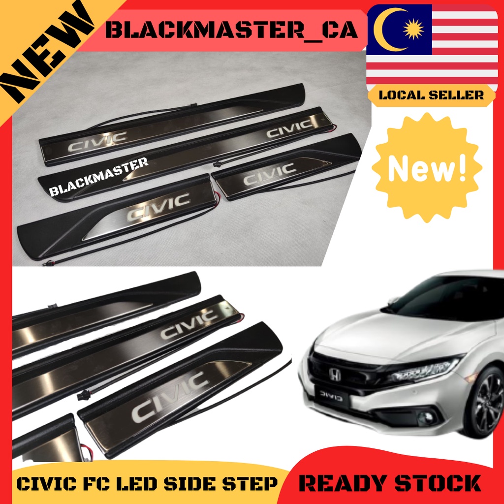 NEW HONDA CIVIC FC OEM LED SIDE STEP🔥ReadyStock🔥2016 2017 2018 2019 ...