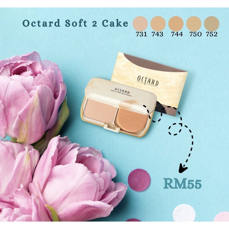💕OCTARD SOFT2CAKE FOUNDATION (COMPACT POWDER) 💕 | Shopee Malaysia