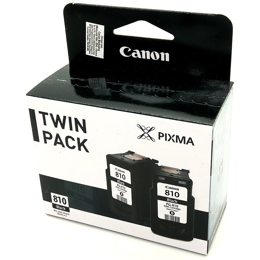 Canon Pixma Ink Cartridge Twin Pack PG-810 | Shopee Malaysia