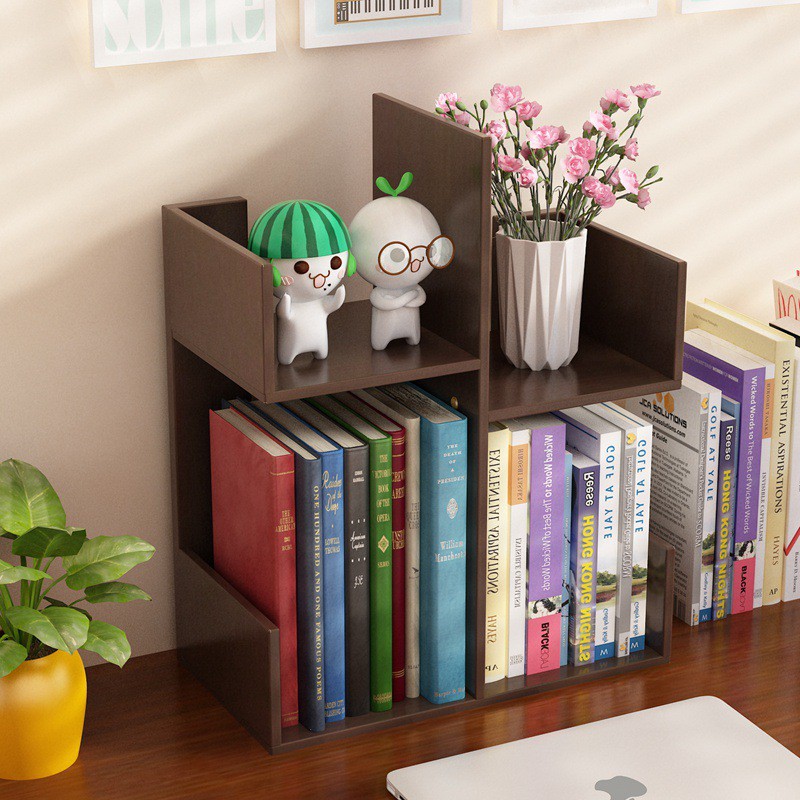 Student Desktop Small Simple Bookshelf Book Rack Storage/Rak Buku ...