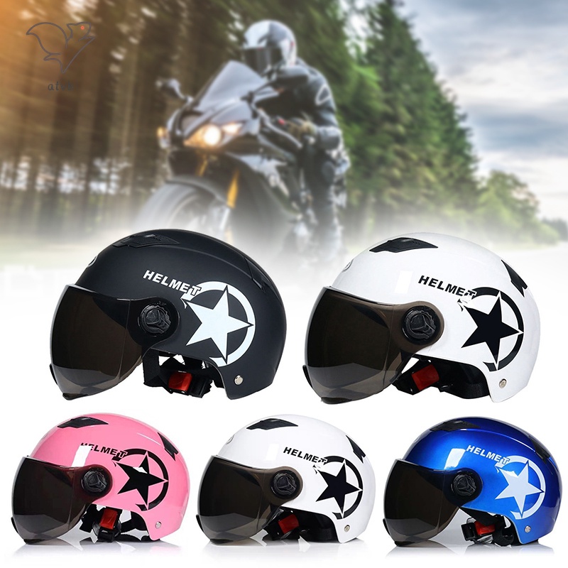 COD Electric Motor Car Helmet Scooter Bike Open Face Half Baseball Cap ...
