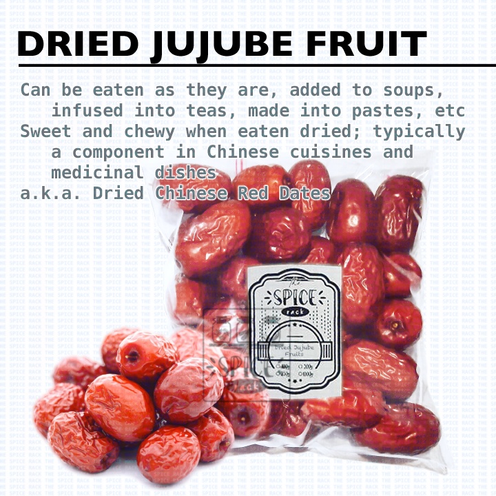 Red Jujube / Red Dates / Dried Red Jujubes (Ziziphus Jujuba) | Shopee ...