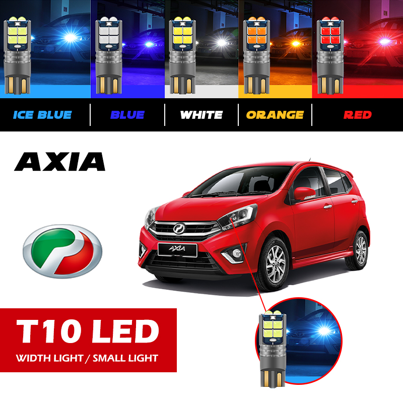 1PC Perodua Axia T10/W5W Car Small Headlight Interior Dome Light Car ...