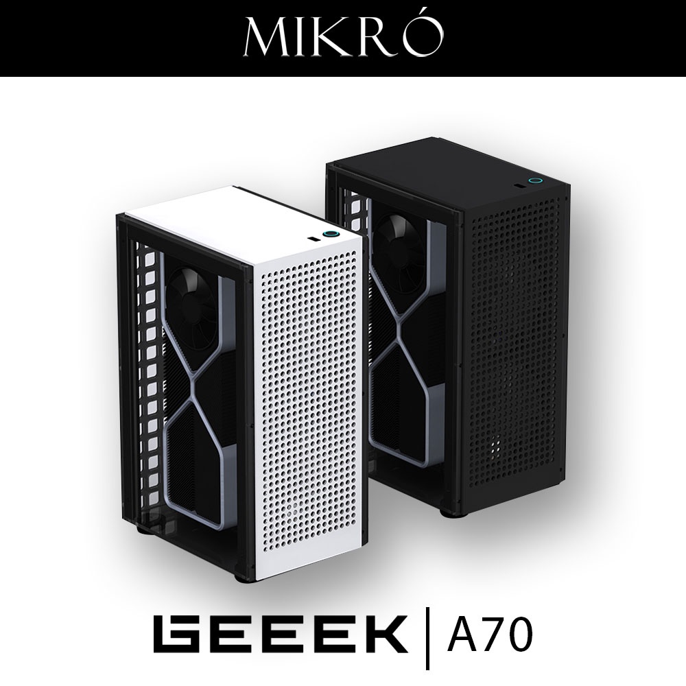 GEEEK A70 WITH PCIE RISER ITX PC CASE / SFF PC/ SMALL PC CASE (10L ...