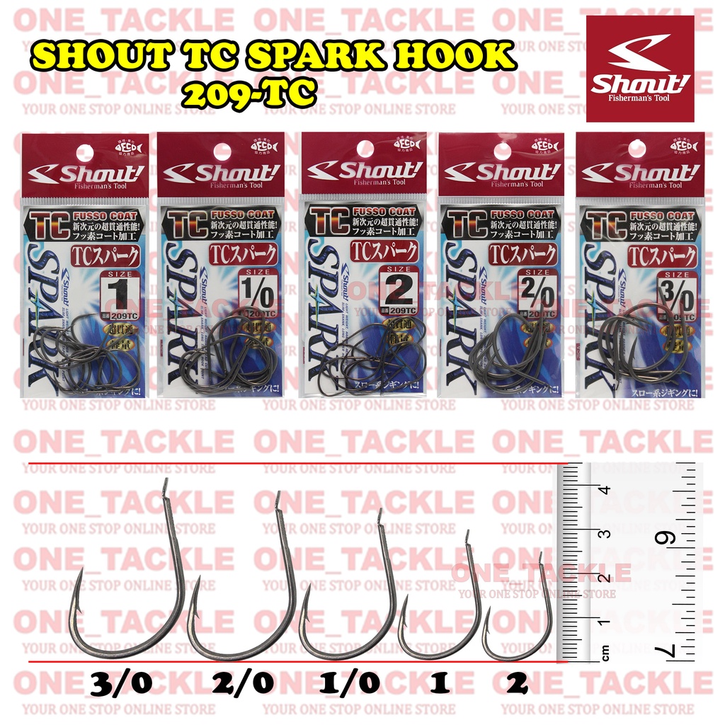 SHOUT TC SPARK HOOK 209-TC | Shopee Malaysia