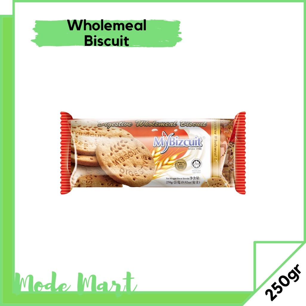 MyBizcuit Digestive Wholemeal Biscuit 250gr | Shopee Malaysia