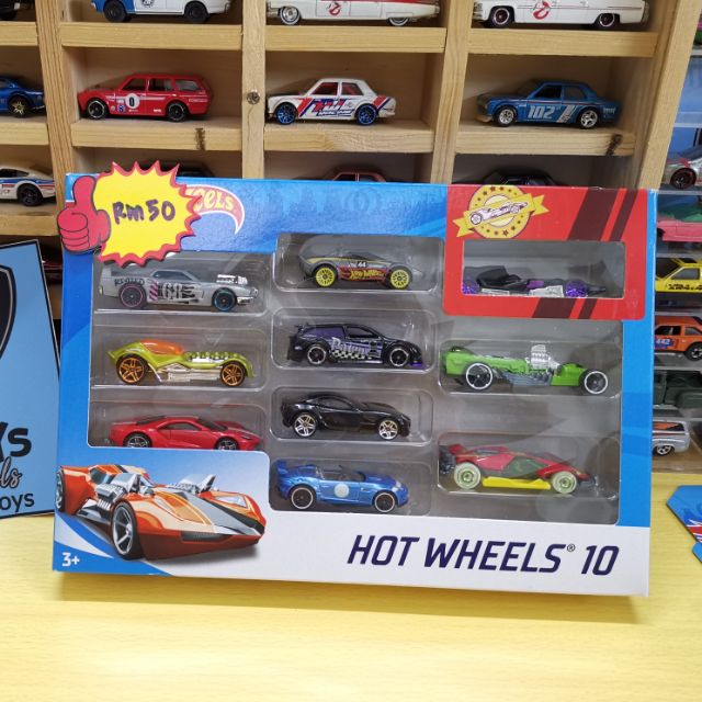 HOT WHEELS 10 PACK | Original Mattel | Shopee Malaysia