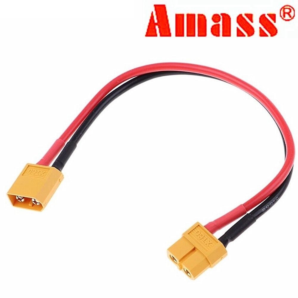 Amass XT60 Female To XT60 Male Extension Cable 14WG WEM-XT60 | Shopee ...