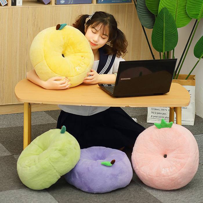 🔥READY STOCK🔥 Kusyen Bulat Corak Buah Fruit Pattern Round Seat On Stool ...