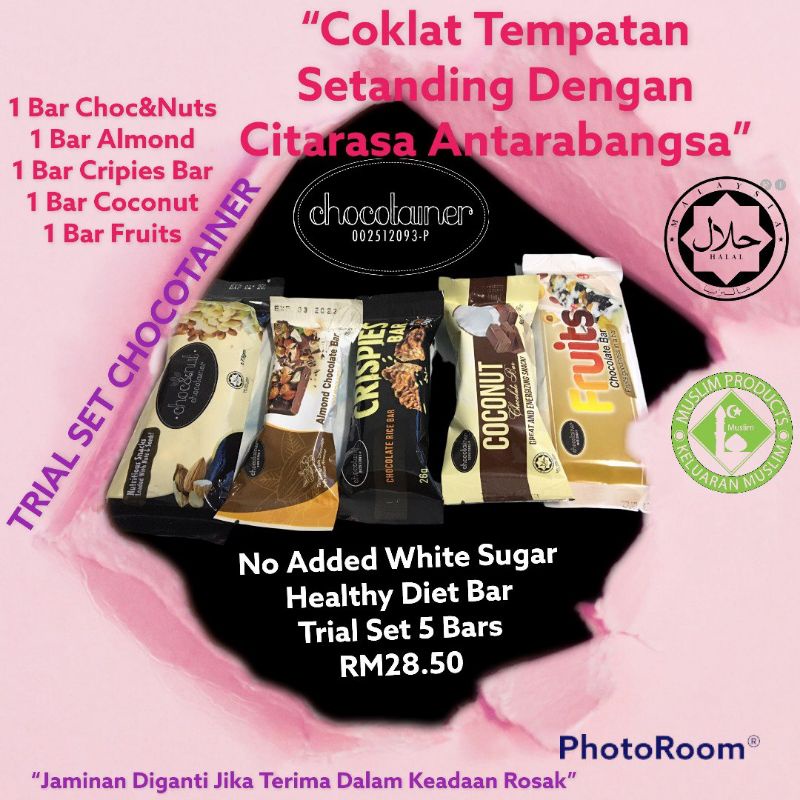 [PREMIUM]Set Percubaan Five Energy Bar Chocotainer | Shopee Malaysia