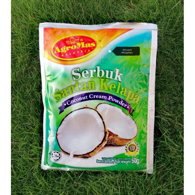 AgroMas Serbuk Santan Kelapa / Coconut Cream Powder 50g | Shopee Malaysia