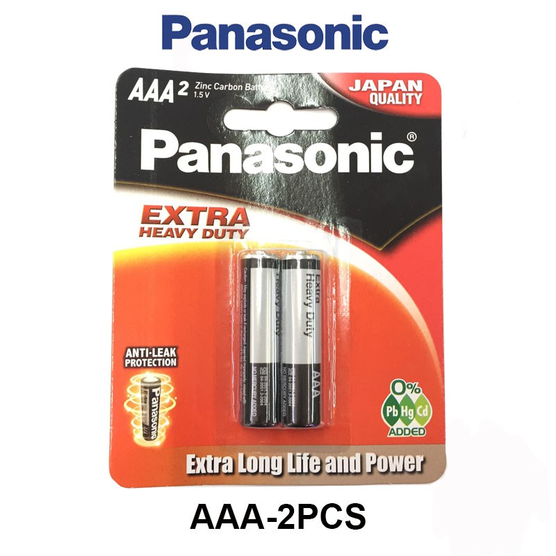 PANASONIC Original Extra Heavy Duty/Heavy Duty Battery / Bateri Panasonic AA / AAA / 9V / C / D ...